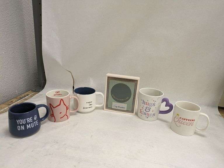 Cup Warmer & Coffee Cup Bundle , Like New/Open Box - Rio Grande Trade