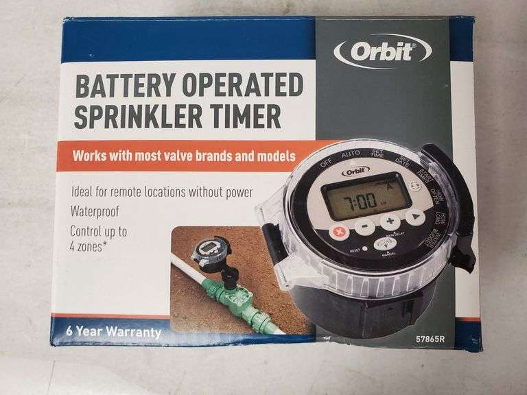 Orbit Battery-Powered Sprinkler Controller , Visually Good Condition ...