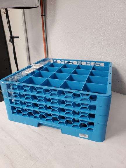 Commercial Glass Cleaning Rack , Visually Good Condition - Rio Grande Trade