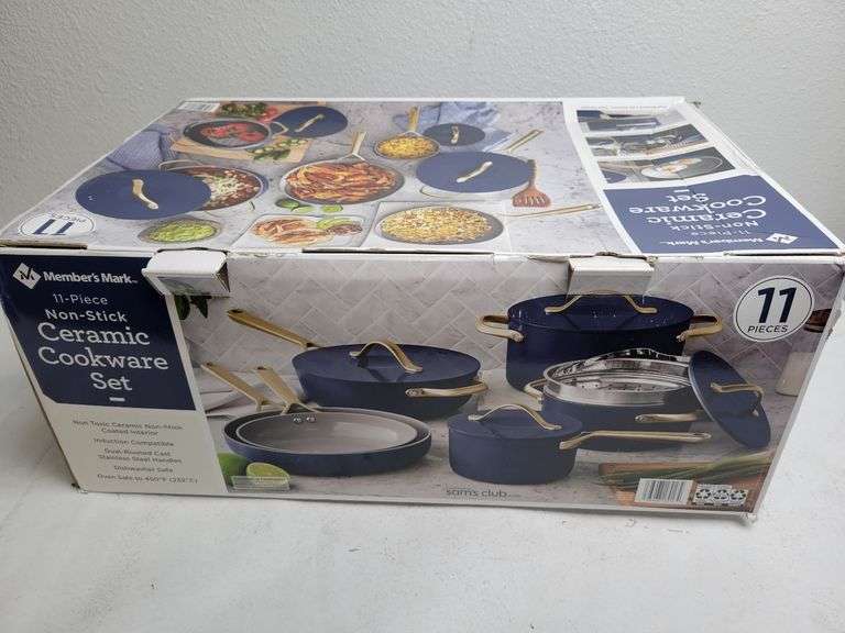 Member's Mark 11Pc Modern Ceramic Cookware Set , Like New/Open Box ...