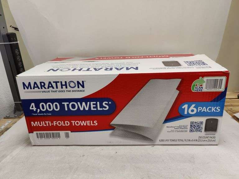 Marathon Multi-Fold Paper Towel , Like New/Open Box - Rio Grande Trade