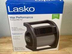 Lasko Max Performance Pivoting Utility Fan , New/Sealed - Rio Grande Trade