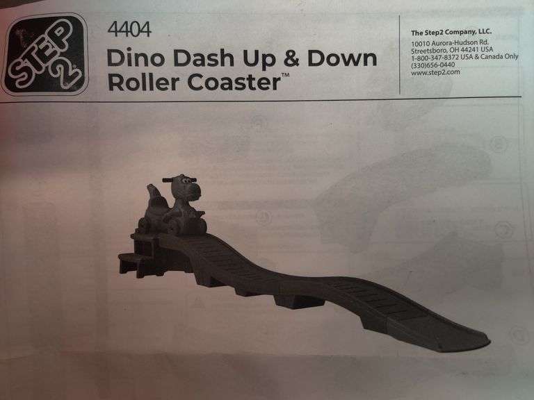 STEP2 Dino Dash Up & Down Roller Coaster , Visually Good Condition ...