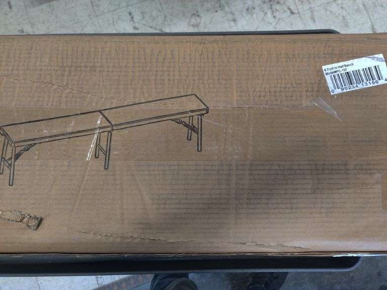 Fold-In-Half Bench, 6' , Like New/Open Box - Rio Grande Trade