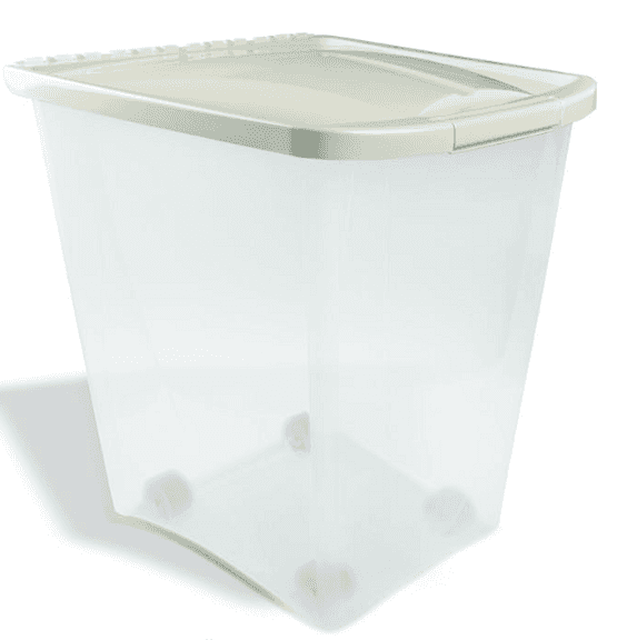 50-Pound Food Container w/Fresh-Tite Seal and Wheels , Visually Good ...