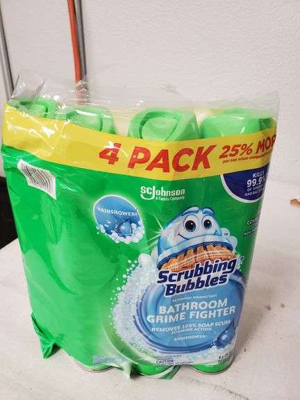 SCJohnson Scrubbing Bubbles Bathroom Grime Fighter, Set , Visually Good ...