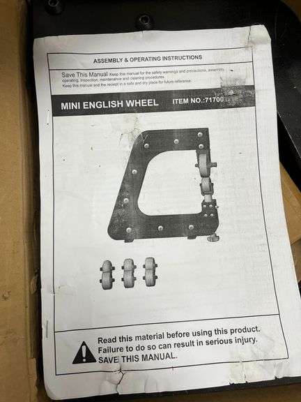 Mini English Wheel , Visually Used - Rio Grande Trade