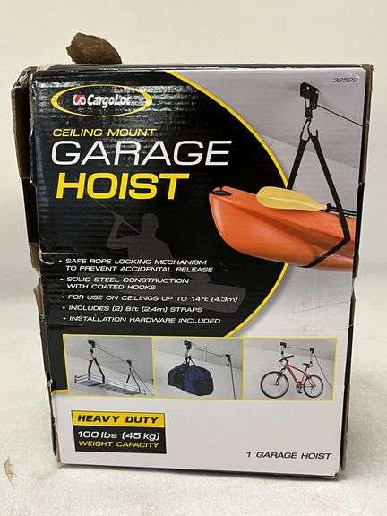 Cargoloc Ceiling Mount Garage Hoist - Rio Grande Trade