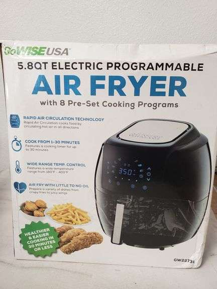 GoWise Air Fryer, 5.8qt - Rio Grande Trade