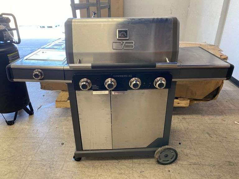 Char-Broil Commercial Series Grill and Griddle Combo Stainless Steel 4 ...
