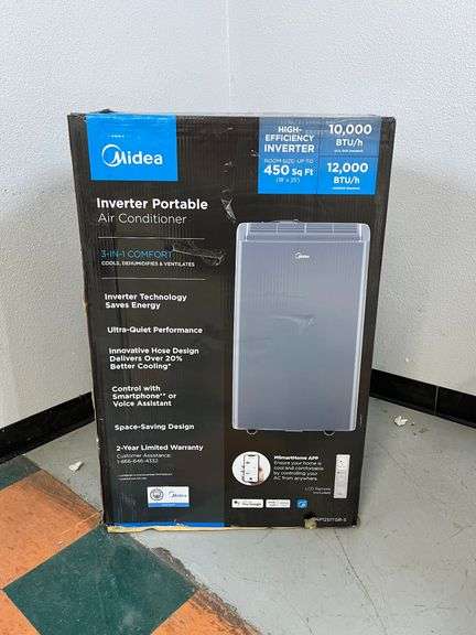 Midea Duo Smart Inverter Portable Air Conditioner , Like New/Open Box ...