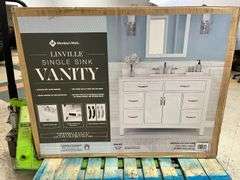 Member's Mark Linville Vanity with Power Outlets, 48" , Like New/Open ...