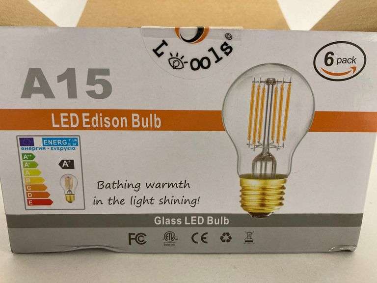 Lools LED Edison Bulb 6 Pc Set , Visually Good Condition - Rio Grande Trade