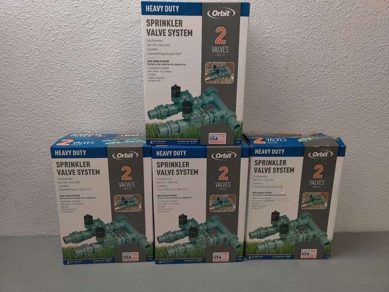 Orbit Heavy Duty Sprinkler Valve System Set , Visually Good Condition ...
