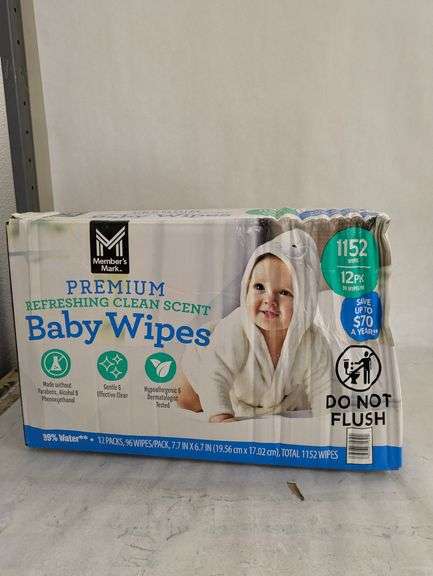 Member's Mark Premium Baby Wipes , Like New/Open Box - Rio Grande Trade