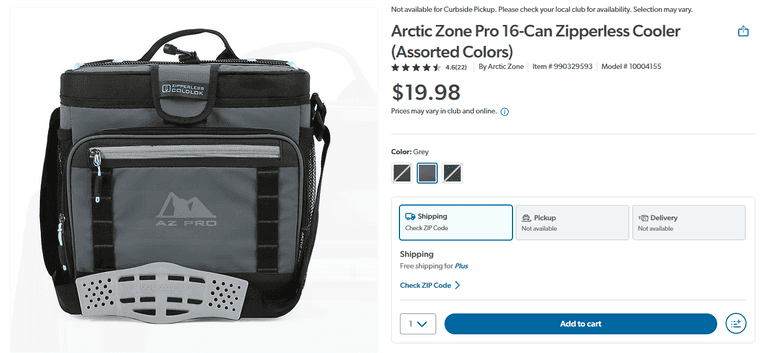 Arctic Zone Pro 16-Can Zipperless Cooler , Visually Good Condition ...