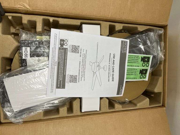 Home Windward IV Ceiling Fan , Like New/Open Box - Rio Grande Trade