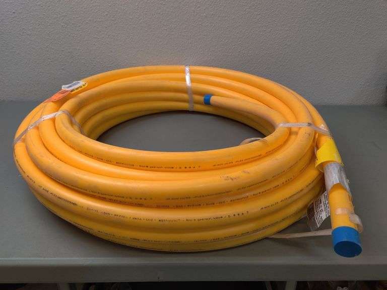 Underground Yellow Polyethylene Gas Pipe , Like New/Open Box - Rio ...