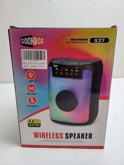 SoonBox Wireless Speaker , Visually Good Condition - Rio Grande Trade