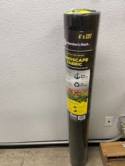 Member's Mark Landscape Fabric, 4' x 225' , New/Sealed - Rio Grande Trade