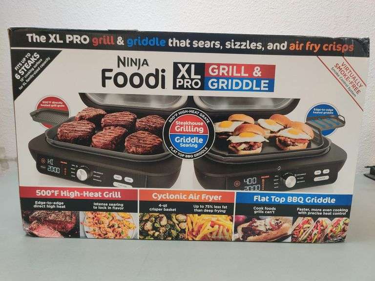 Ninja Foodi XL Pro Grill & Griddle , Turns On - Rio Grande Trade