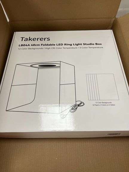 Foldable LED Ring Light Studio Box , Visually Good Condition - Rio ...