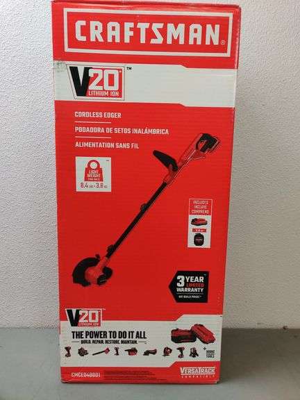 CRAFTSMAN 20V Max Edger , Visually Good Condition - Rio Grande Trade
