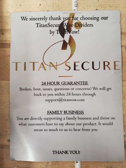 Titan Wire Dividers , Like New/Open Box - Rio Grande Trade