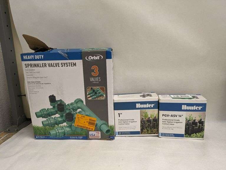 Sprinkler Valve System & Anti-Siphon Irrigation Valve Bundle , Like New ...