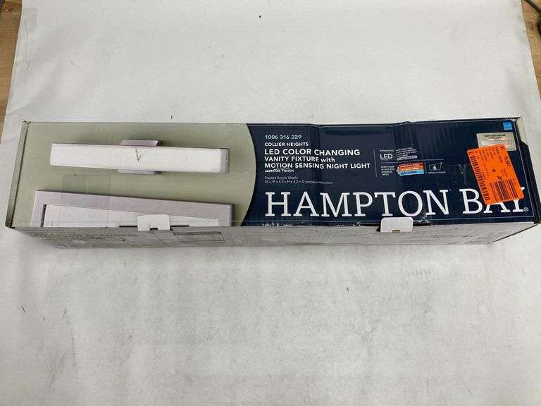 Hampton Bay LED Color Changing Vanity Fixture , Untested/Uninspected ...