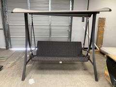 Member's Mark Homewood Wicker Swing , Visually Good Condition - Rio Grande Trade