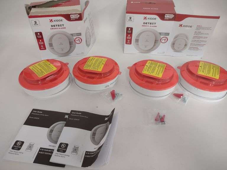 Kidde Smoke Detector, 10-Year Battery Powered, LED Warning Light ...