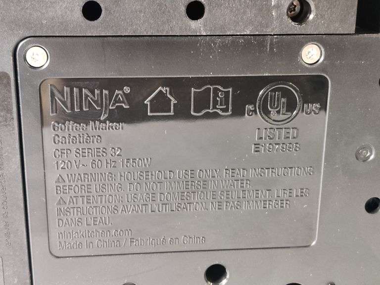 Ninja Dual Brew Specialty Drop Coffee Maker, CFP Series 32 , Turns On ...