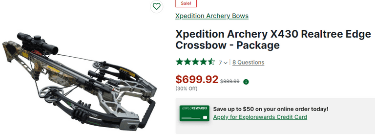 Xpedition Archery X430 Realtree Edge Crossbow , Visually Good Condition ...