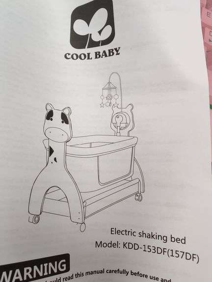 COOL BABY Electric Shaking Bed , Visually Good Condition - Rio Grande Trade