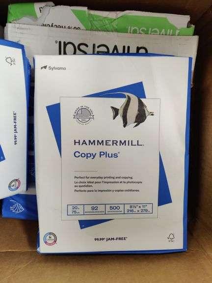 HAMMERMILL Copy Plus Printing Paper Bundle , Like New/Open Box - Rio ...