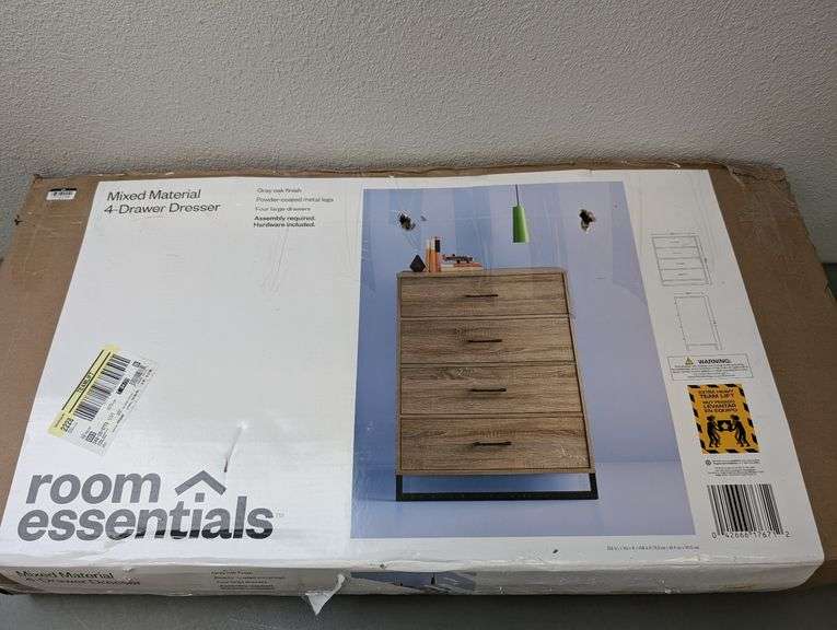 Room Essentials Mixed Material 4-Drawer Dresser , Visually Good ...