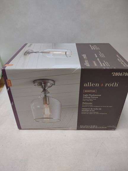 Allen & Roth Light Fixture , Like New/Open Box - Rio Grande Trade