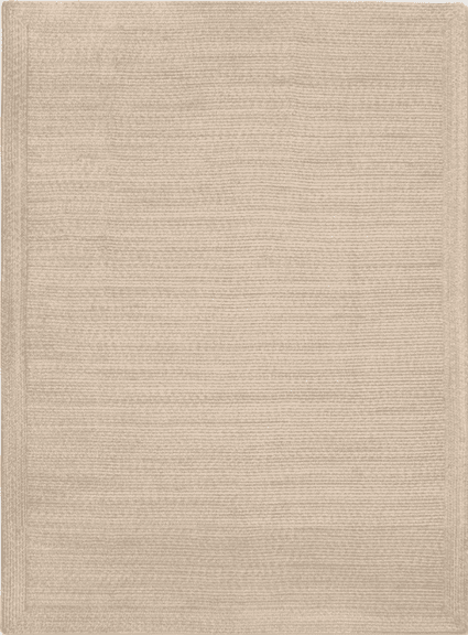 Threshold Natural Woven Rectangular Braided Outdoor Rug Heathered Cream ...