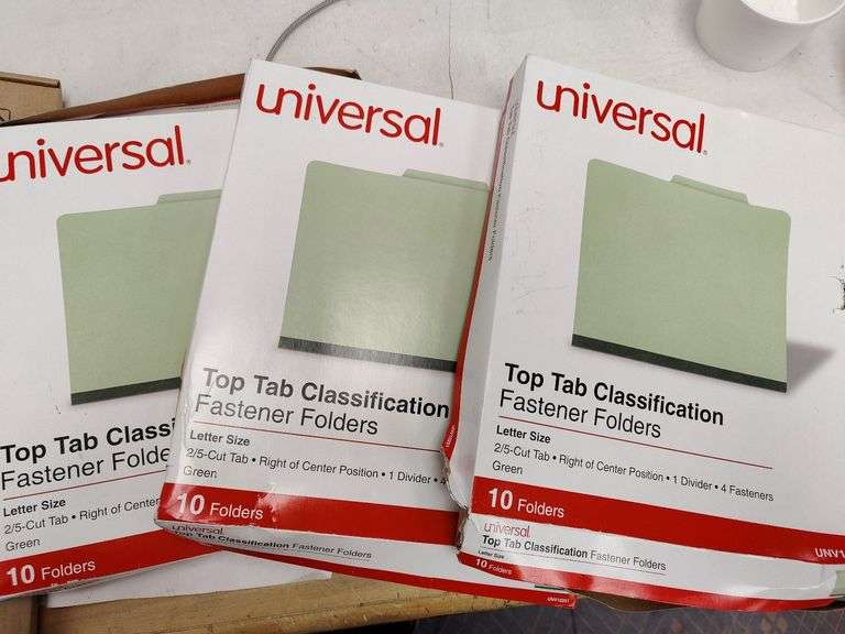 Universal Fastener Folders , Visually Good Condition - Rio Grande Trade