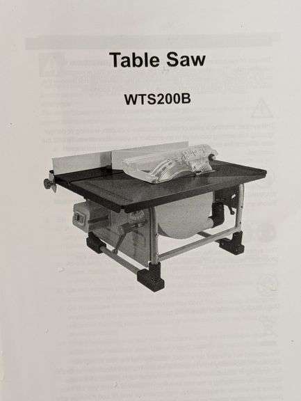 Wood Tablesaw 8", Like New - Rio Grande Trade