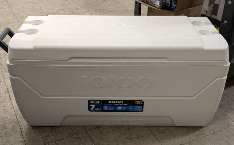 Igloo MaxCold 150 Qt Cooler , Open Box - Rio Grande Trade