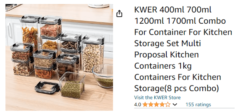 KWER Container Combo , Like New - Rio Grande Trade