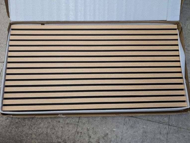 Art3d 2 Wood Slat Acoustic Panels 47" x 23.6", Set of 2, Open Box - Rio ...