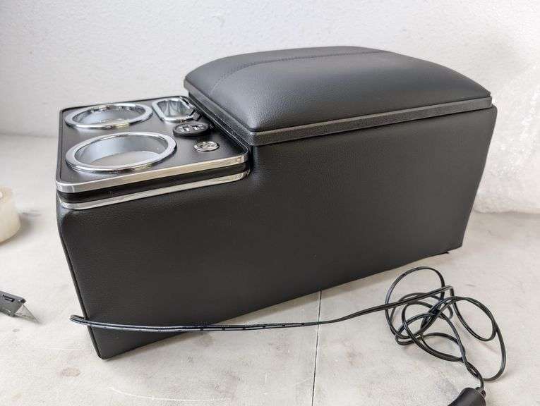 Universal Center Console Box w/USB Port & Lights 10"x17.5"x9" , Like ...