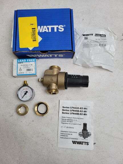 Watts 3/4-in FNPT Copper Pressure Reducing Valve , Open Box - Rio ...