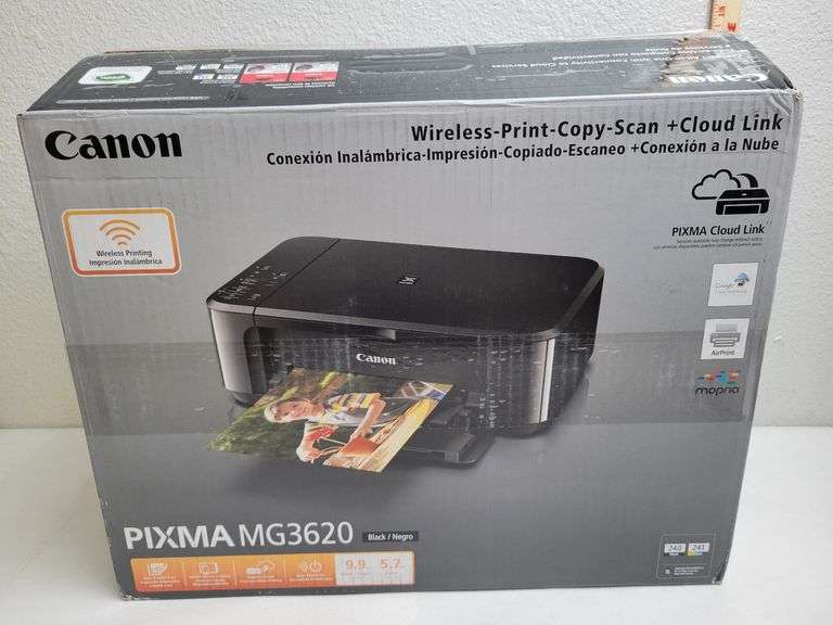 Canon Pixma MG3620 Wireless Inkjet All-In-One Printer, Open Box - Rio ...