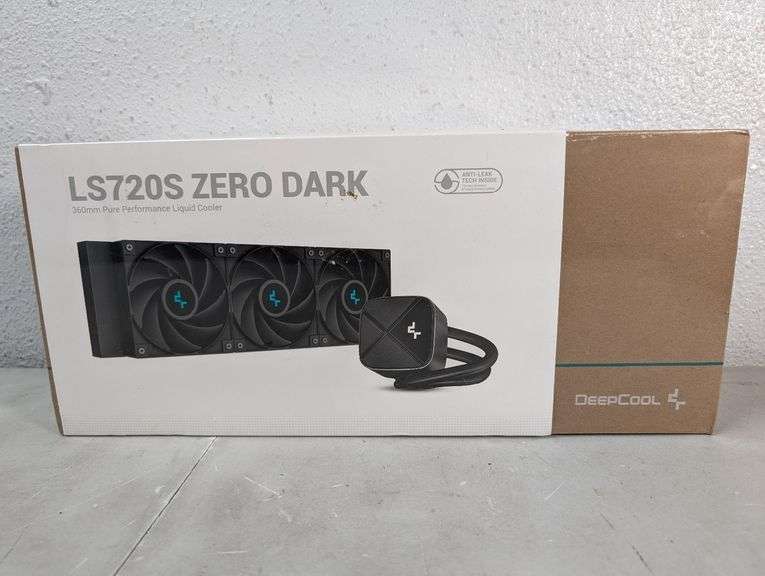 DeepCool LS720S Zero Dark AIO Liquid Cooler, Like New - Rio Grande Trade