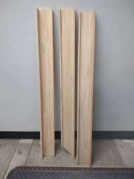 Natural Wood Floating Shelves, 48" x 4.625", Open Box - Rio Grande Trade