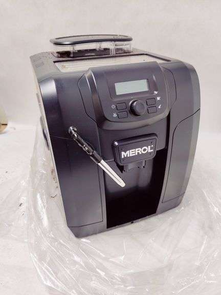 MEROL Automatic Espresso Coffee Machine, Open Box - Rio Grande Trade